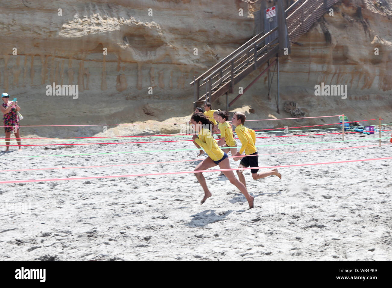 Young lifeguard competition hi-res stock photography and images - Alamy