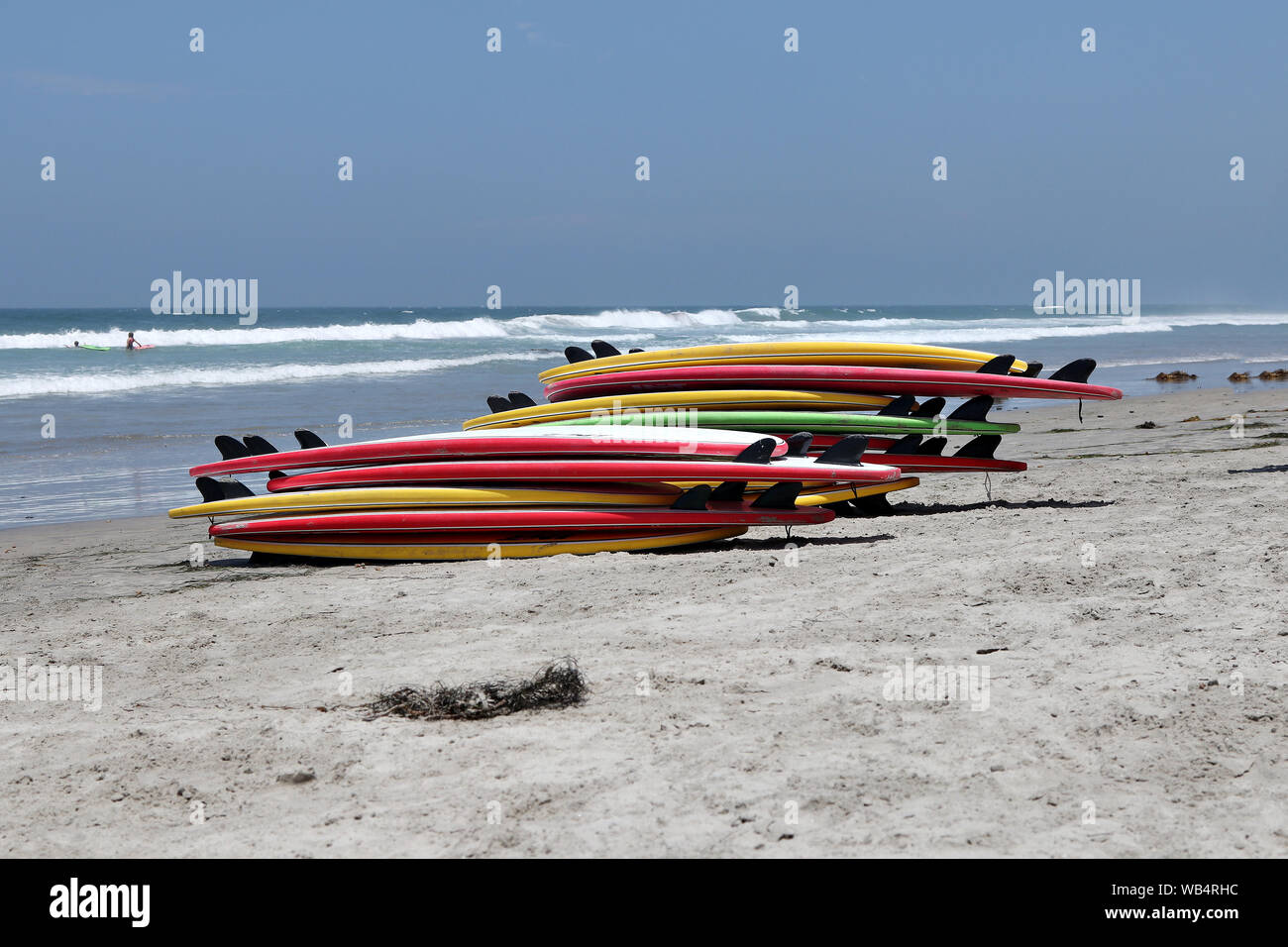 Scenes along a California beach Stock Photo - Alamy