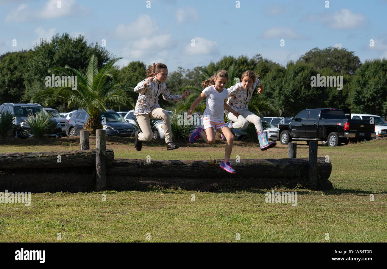 Jumping log hi-res stock photography and images - Alamy
