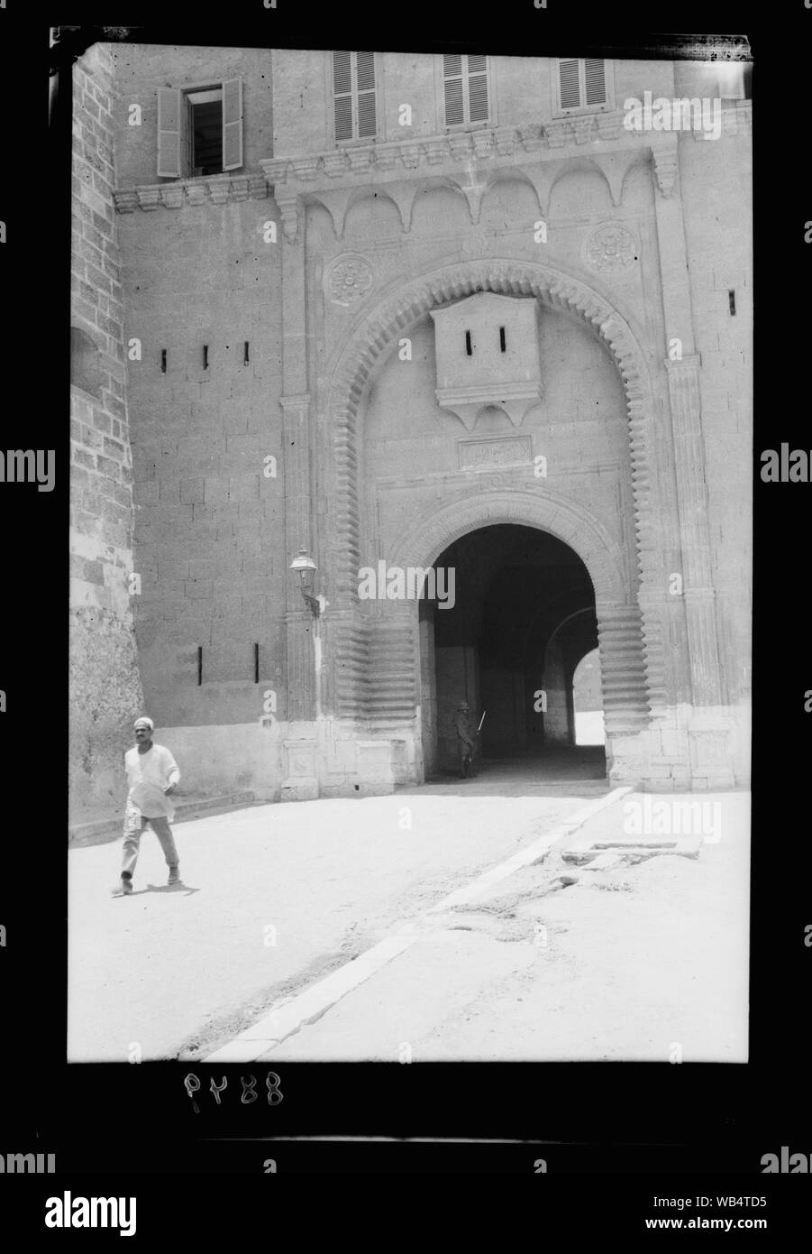 Egypt. Cairo. The Citadel gates, an entrance to the Citadel Abstract ...