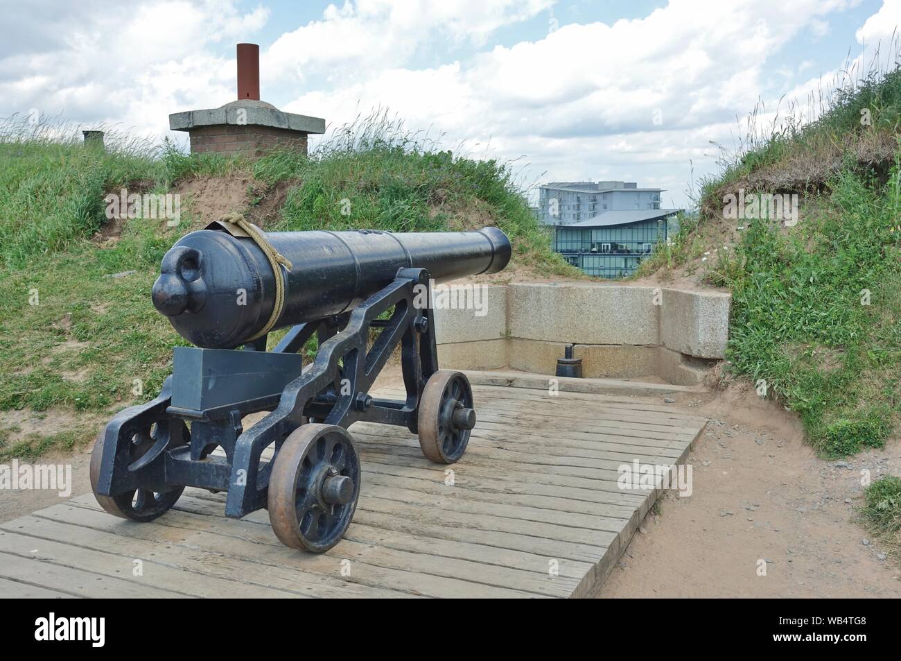 HALIFAX, CANADA -20 JUL 2019- View of the Halifax Citadel, a National ...