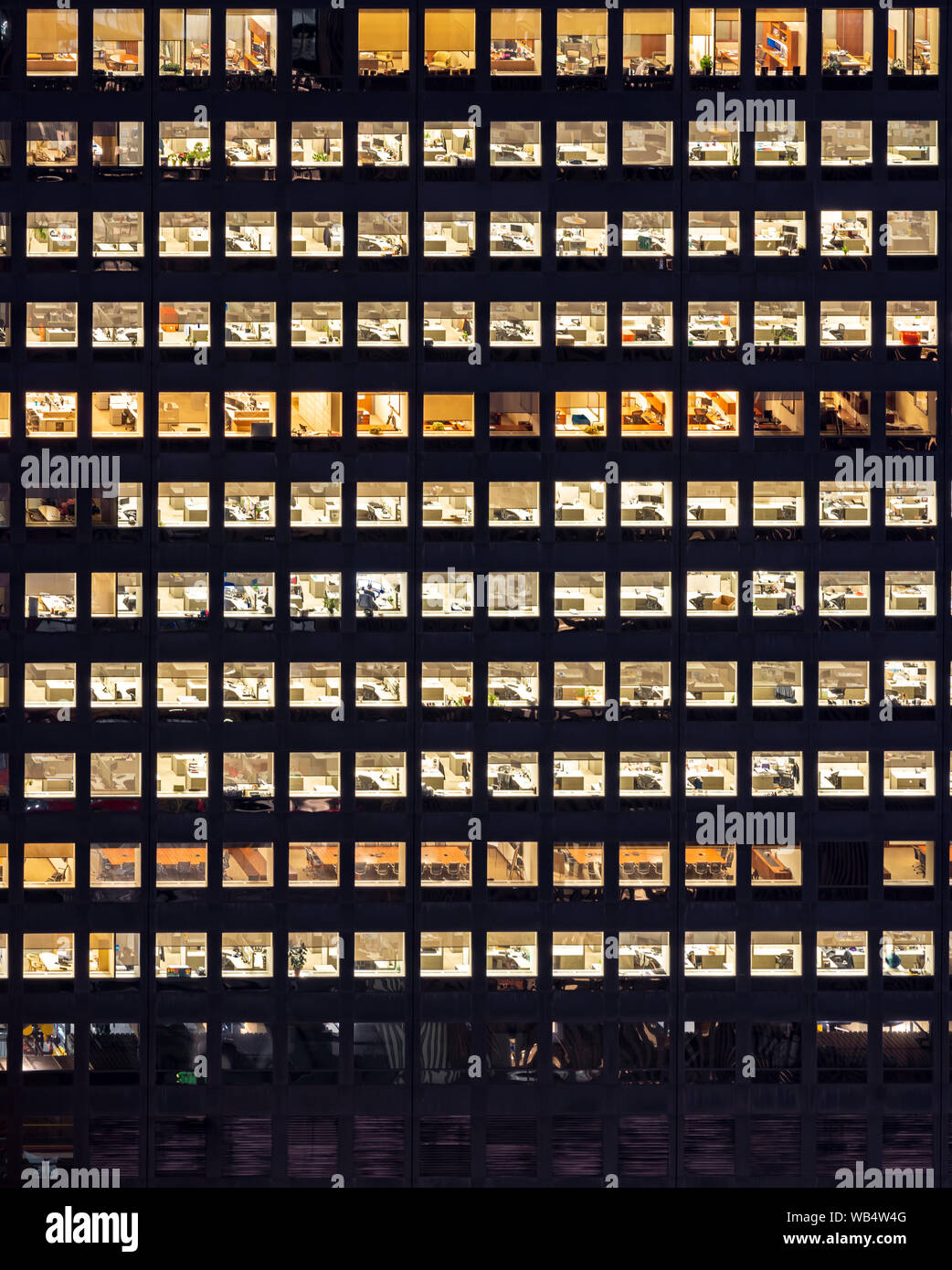 Office building night working late hi-res stock photography and images ...