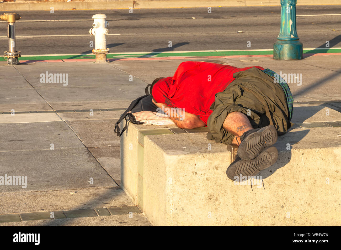 Homelessness Poor Poverty Sleep High Resolution Stock Photography and ...