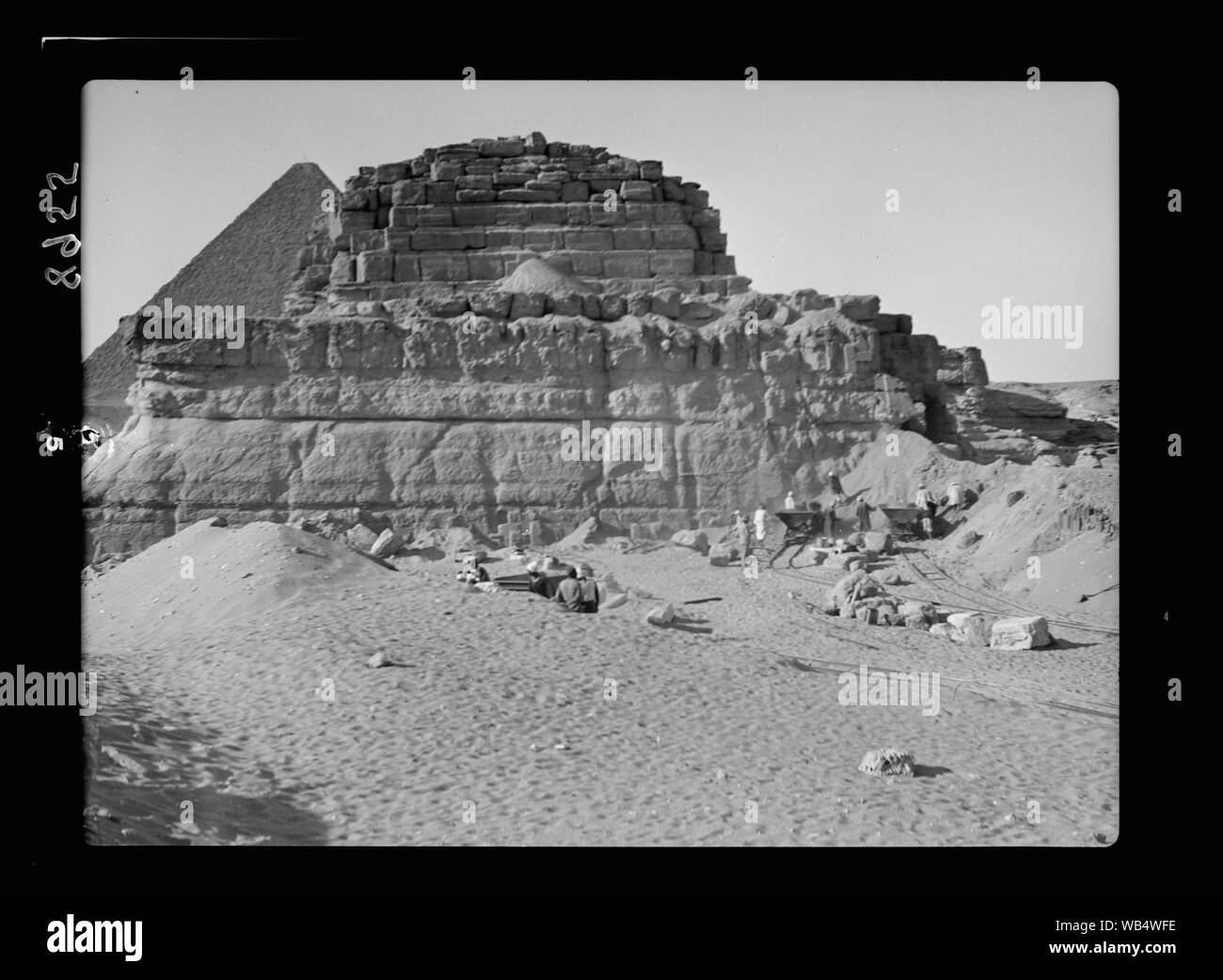 Egypt. The fourth pyramid. The pyramid (closer view) Abstract/medium: G ...