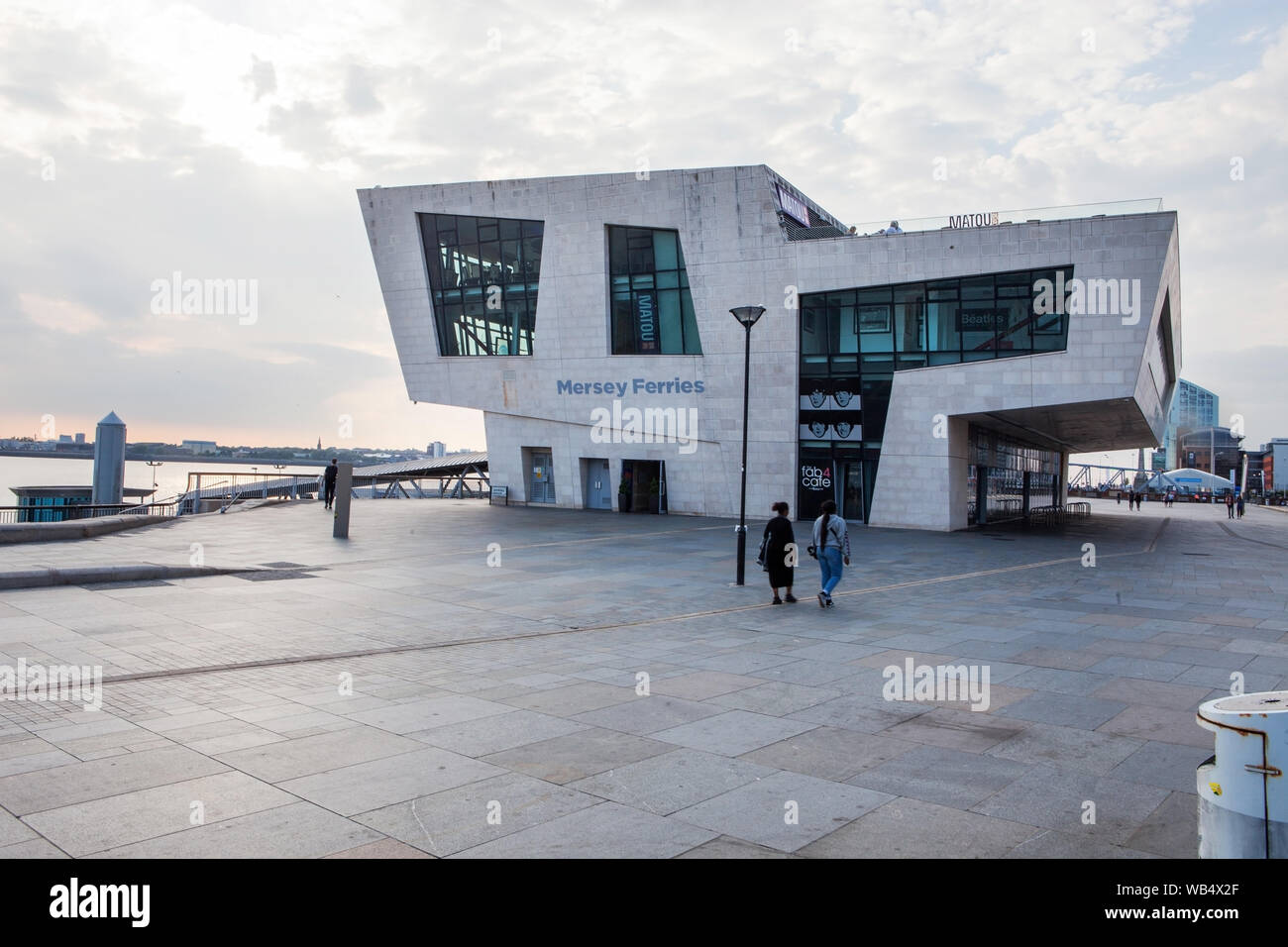 City of Liverpool, Great Britain. Mersey ferries and Royal liver ...