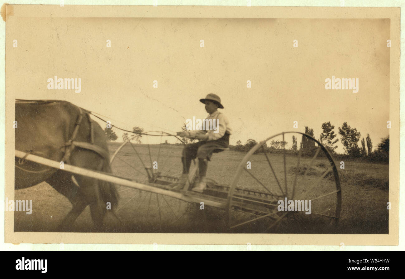 Boy plowing field hi-res stock photography and images - Alamy