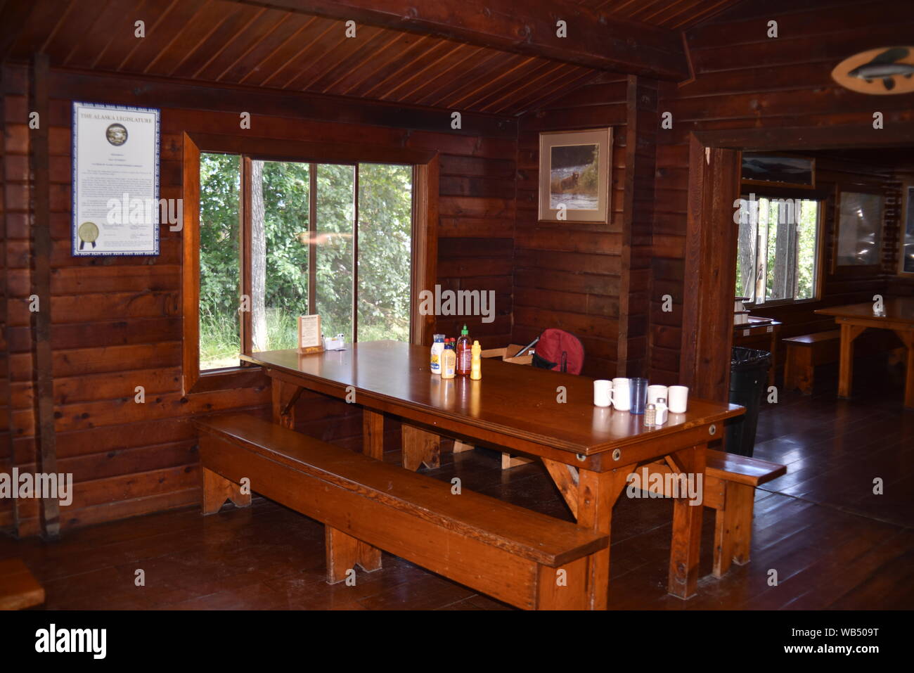 Katmai National Park, Alaska. U.S.A. June 26-28, 2019. Brooks Lodge ...