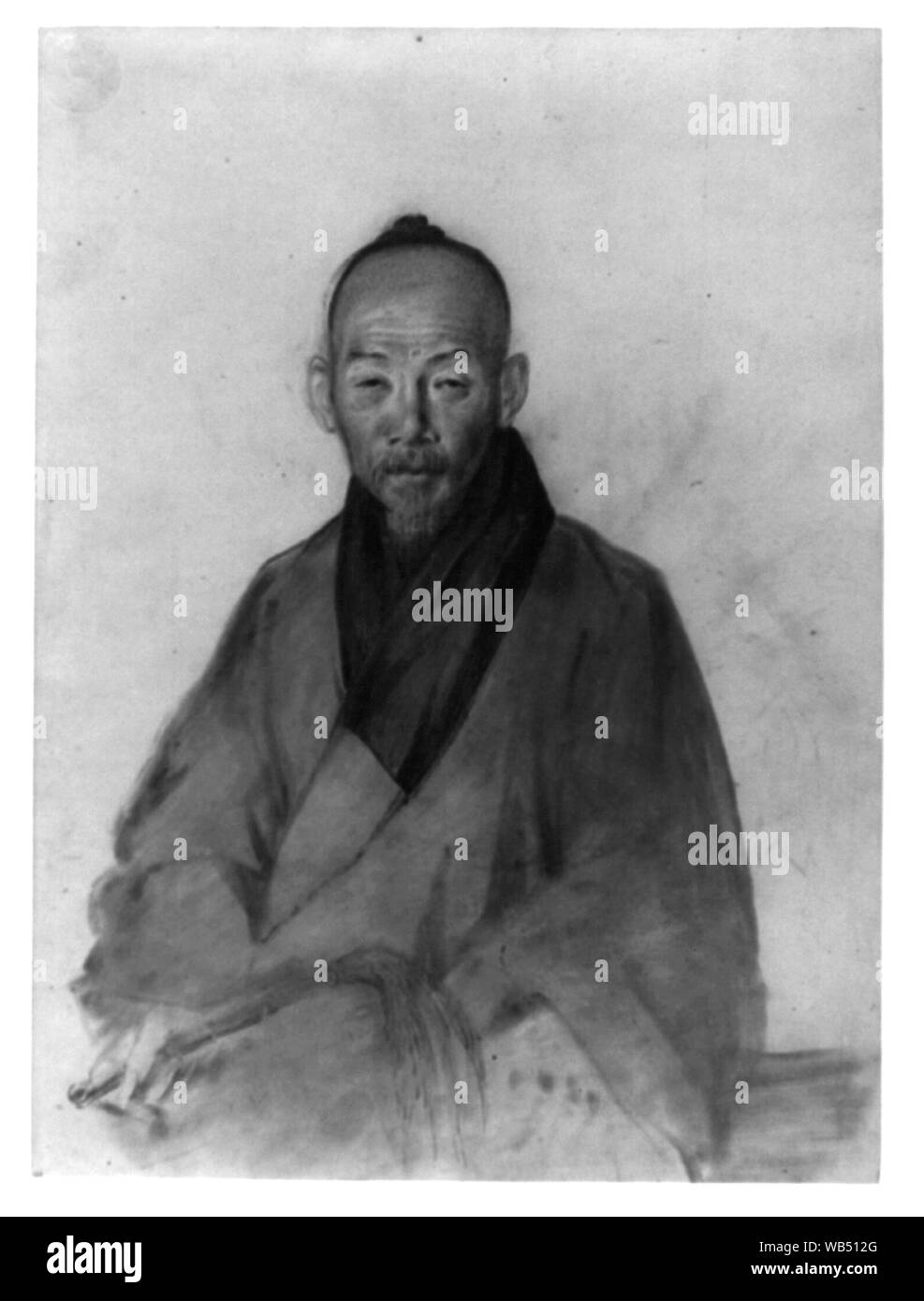 Chinese scholar seated Black and White Stock Photos & Images - Alamy
