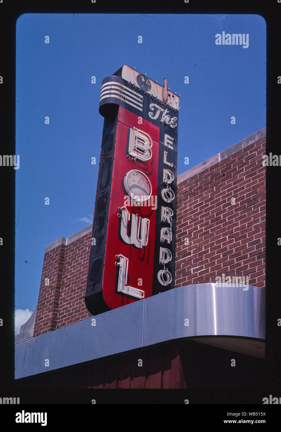 Eldorado Bowl sign Stock Photo - Alamy