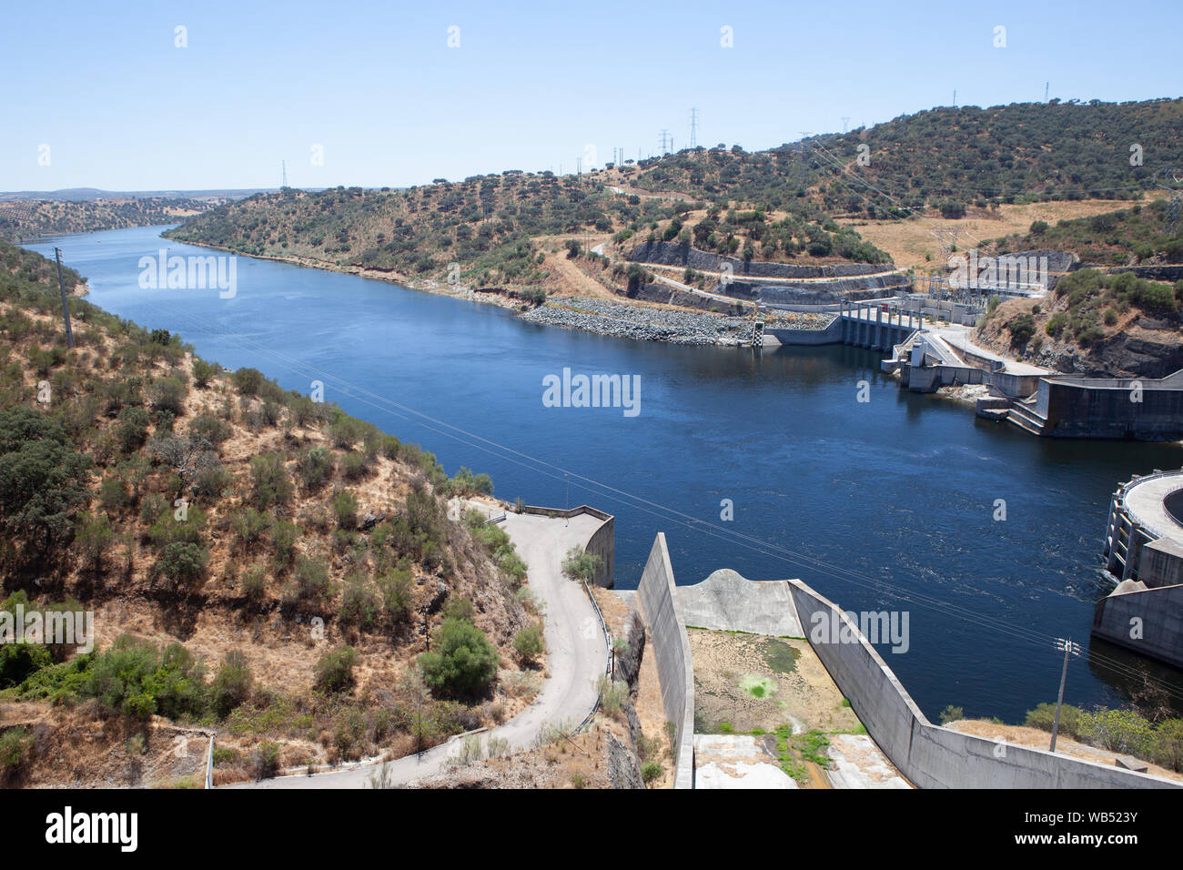 Portugal portuguese dam barrage hi-res stock photography and images - Alamy