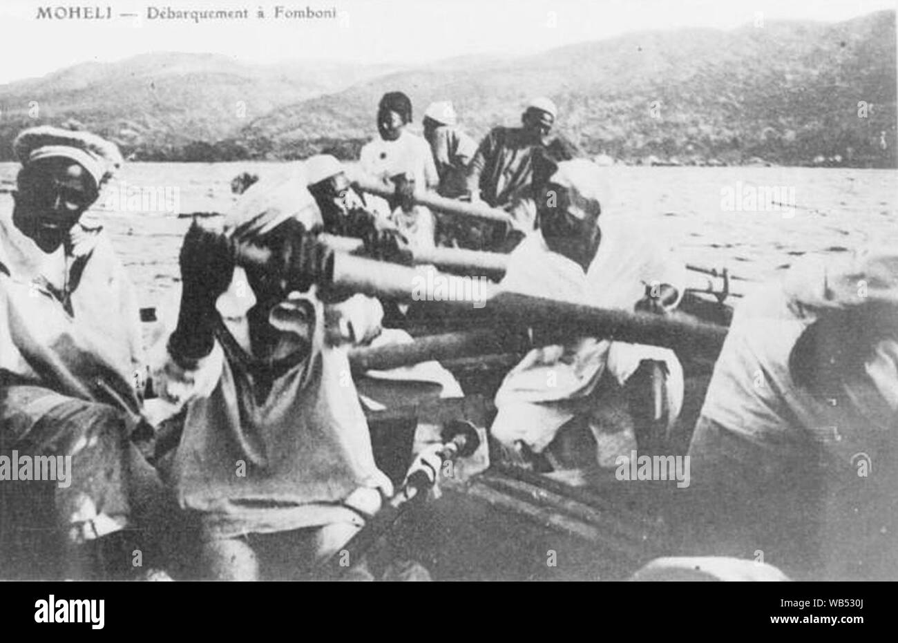 Débarquement à Fomboni Stock Photo - Alamy