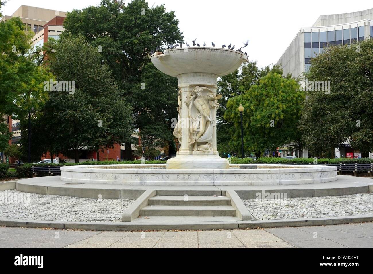 Dupont Circle Fountain - Washington, DC Stock Photo - Alamy