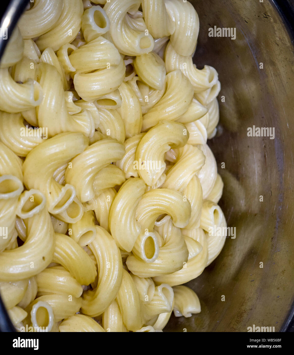 Boiled macaroni from durum wheat. Garnish to the second dish Stock ...