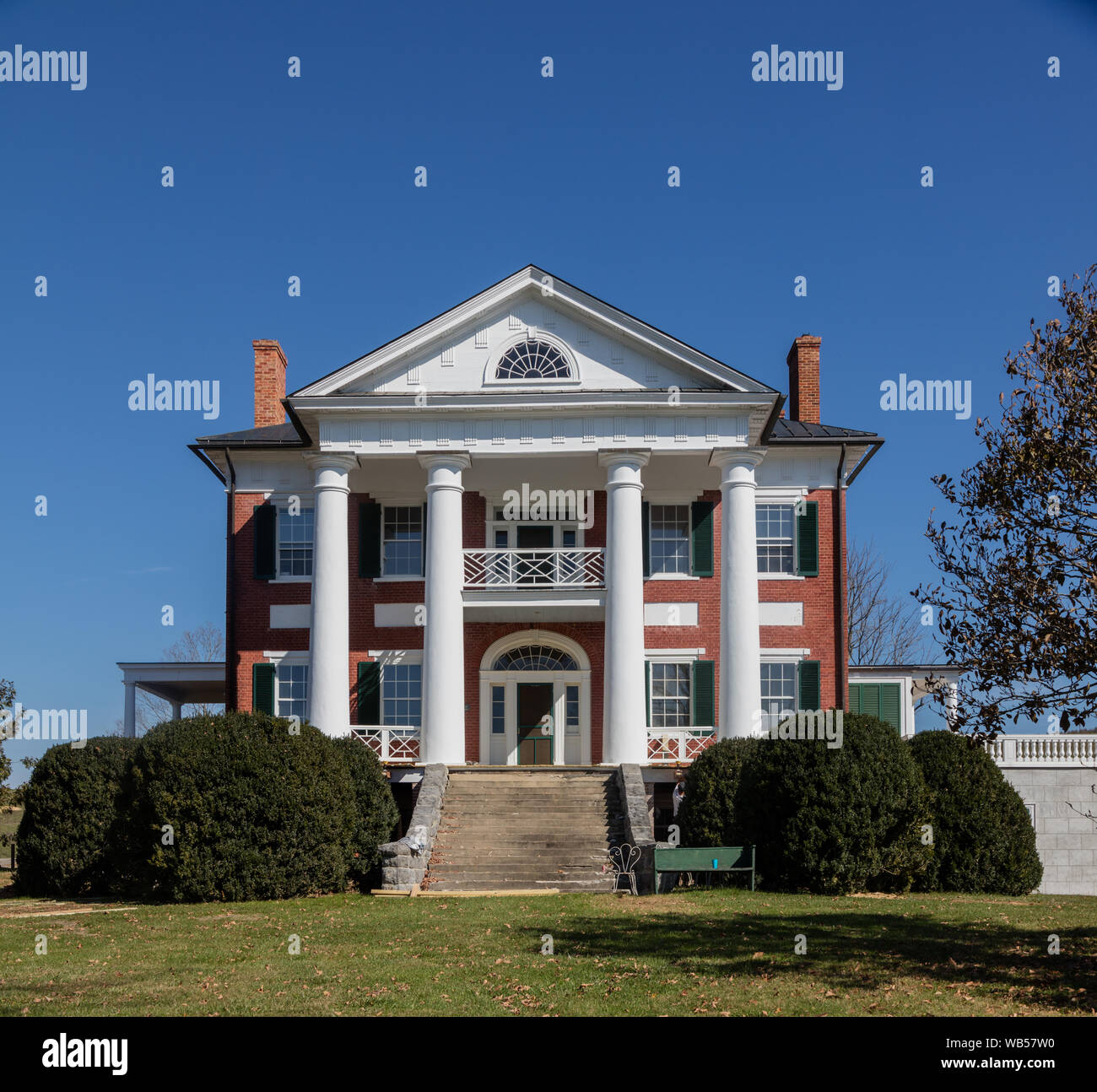 Elmwood Mansion, also known as the Hugh Caperton House, a historic home ...