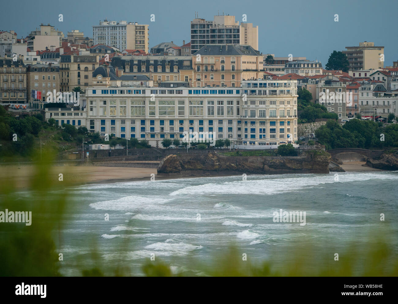 Biarritz, France. 24th August 2019. The G7 meeting place "Le Bellevue ...