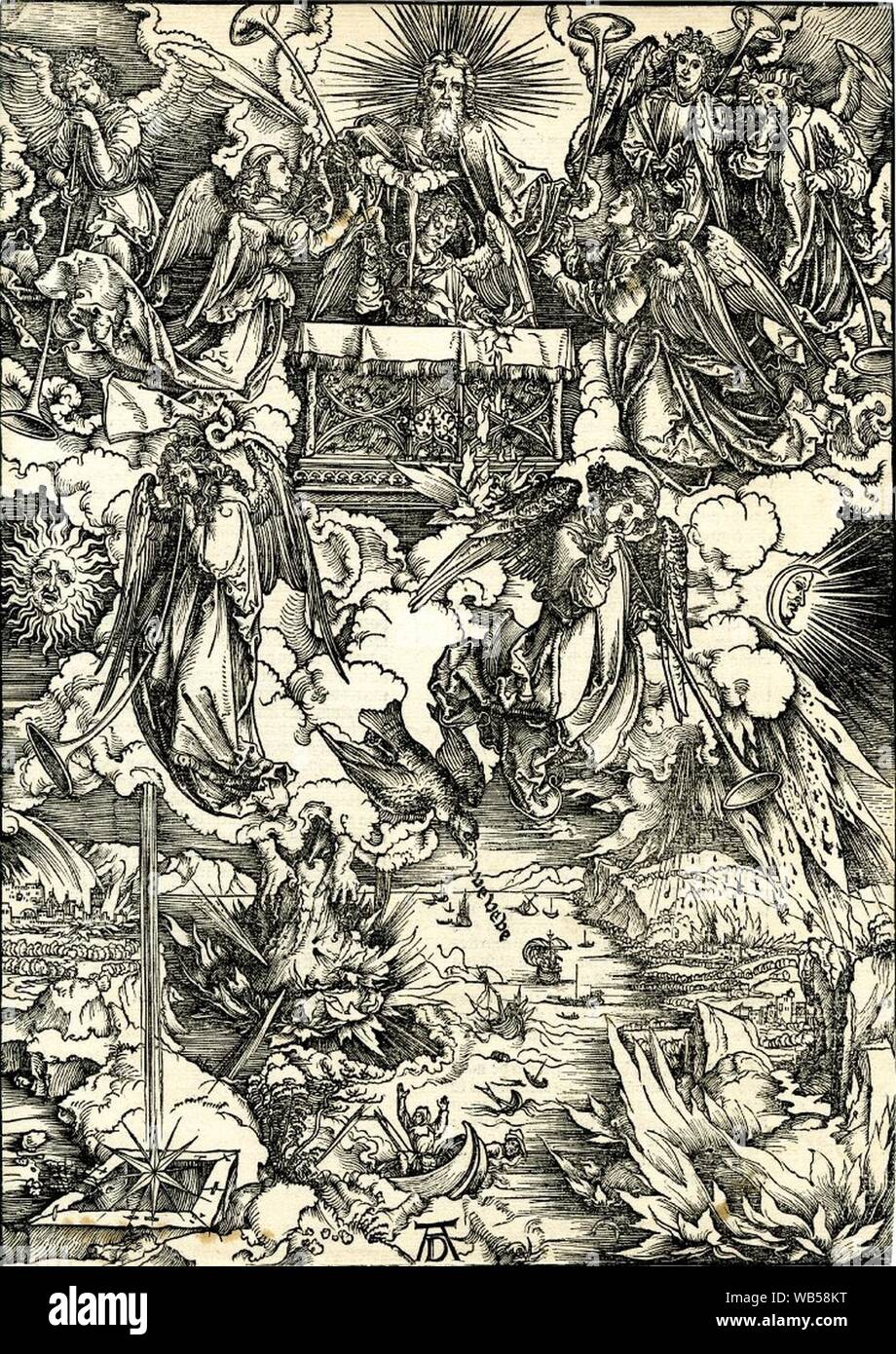 Dürer Apocalypse 8 Stock Photo - Alamy