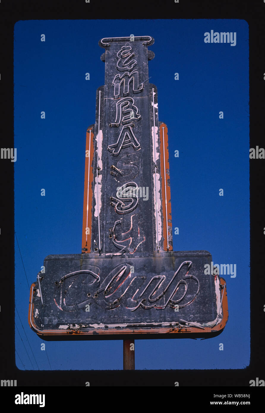 Embassy Club sign, Meridian, Mississippi Stock Photo - Alamy