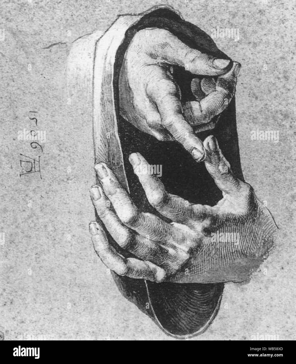 Albrecht dürer hands hi-res stock photography and images - Alamy