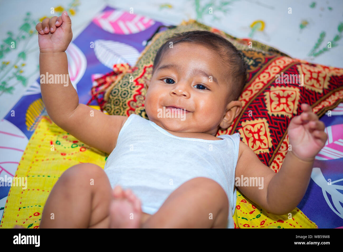 Beautiful cute baby infant muscle hi-res stock photography and images ...