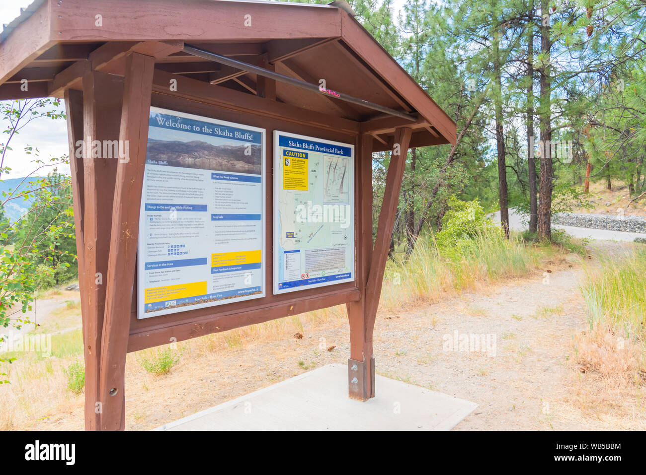 Map of penticton hi-res stock photography and images - Alamy