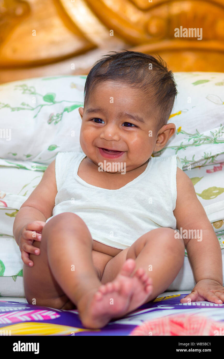 Beautiful cute baby infant muscle hi-res stock photography and images ...