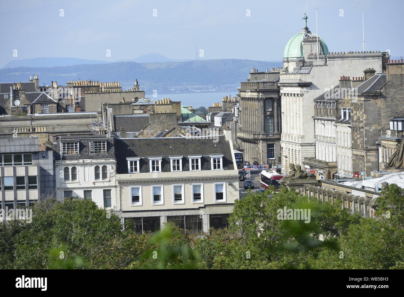 Edinburgh Scotland's capital city a popular city to visit in the summer ...