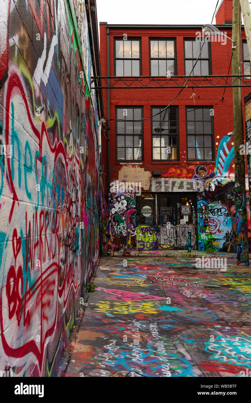 Graffiti Alley, Baltimore, Maryland, USA Stock Photo - Alamy