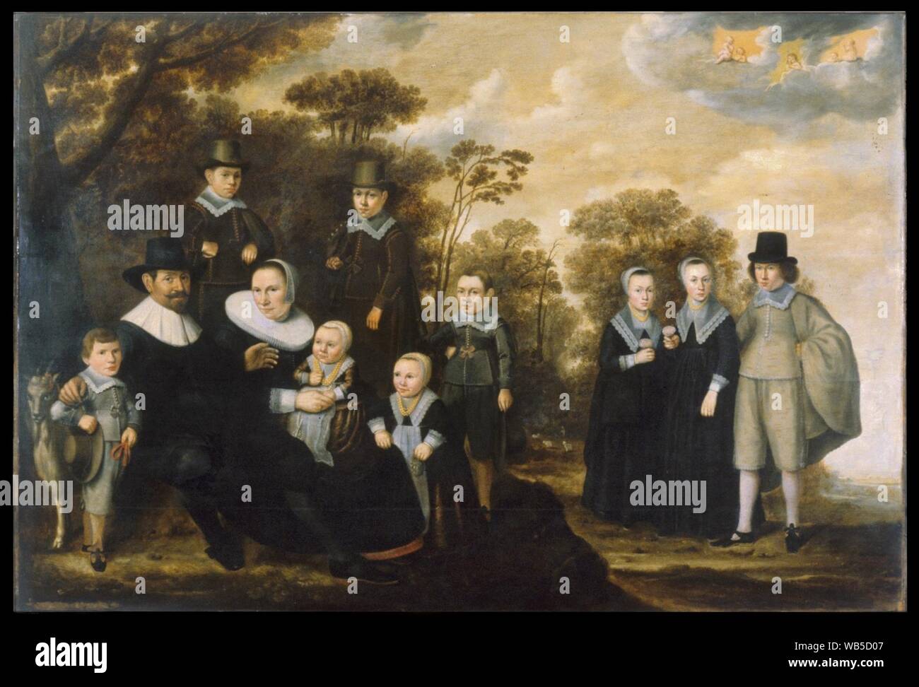 Dutch - Portrait of a Family Stock Photo - Alamy