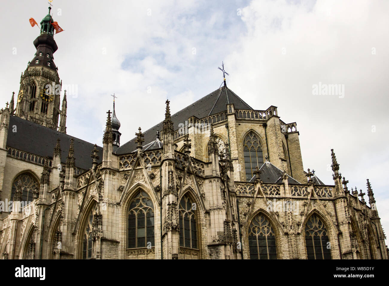 Main church in Breda, Netherlands, gothic cathedral Stock Photo - Alamy