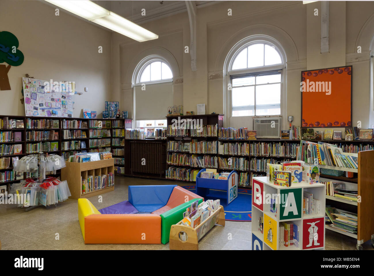 Enoch Pratt Free Library, Canton Branch, Baltimore, Maryland Stock ...