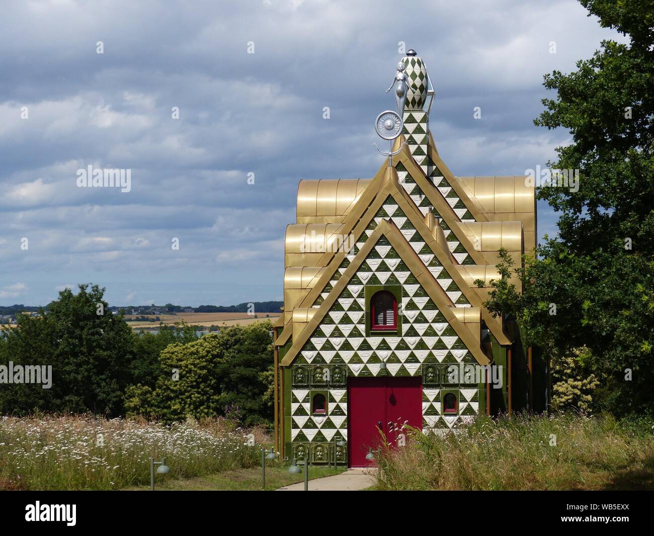 Grayson Perry's House for Essex at Wrabness on a warm sunny day Stock ...
