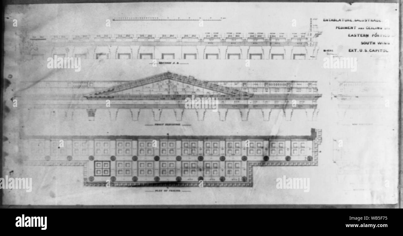 Balustrade pediment hi-res stock photography and images - Alamy