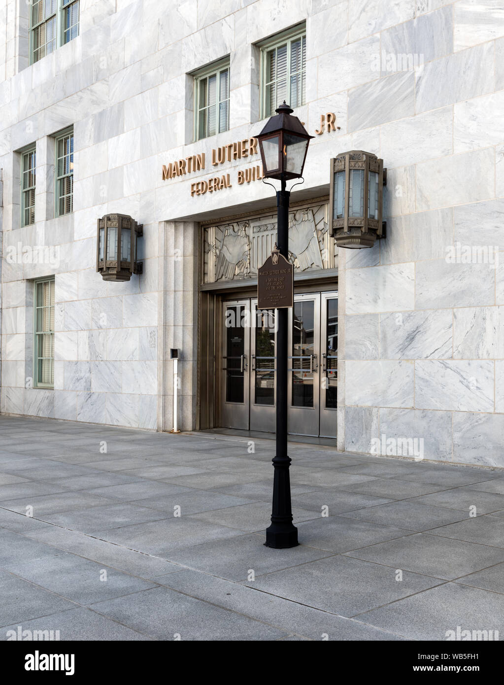 Entrance doors, Martin Luther King, Jr., Federal Building, Atlanta ...