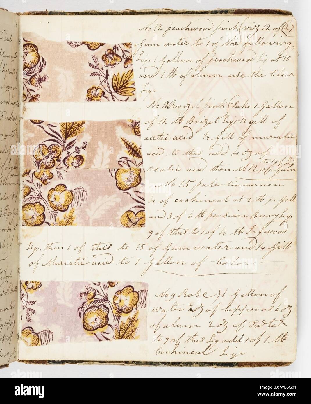 Dyer's Record Book (USA), 1820–39 Stock Photo - Alamy