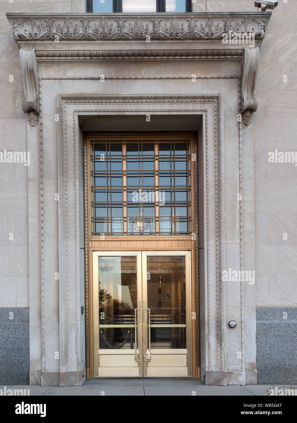 Entrance to The Robert A. Grant Federal Building & U.S. Courthouse ...