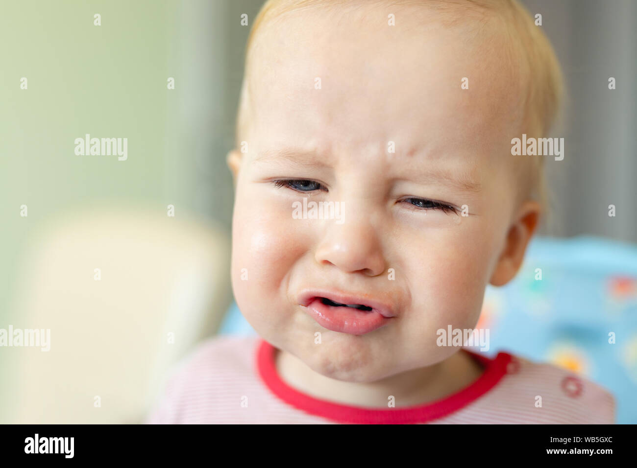 Infant toddler refuse to eat hi-res stock photography and images - Alamy