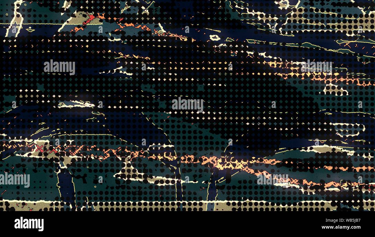 Abstract grunge halftone dots texture background. Striped surface ...