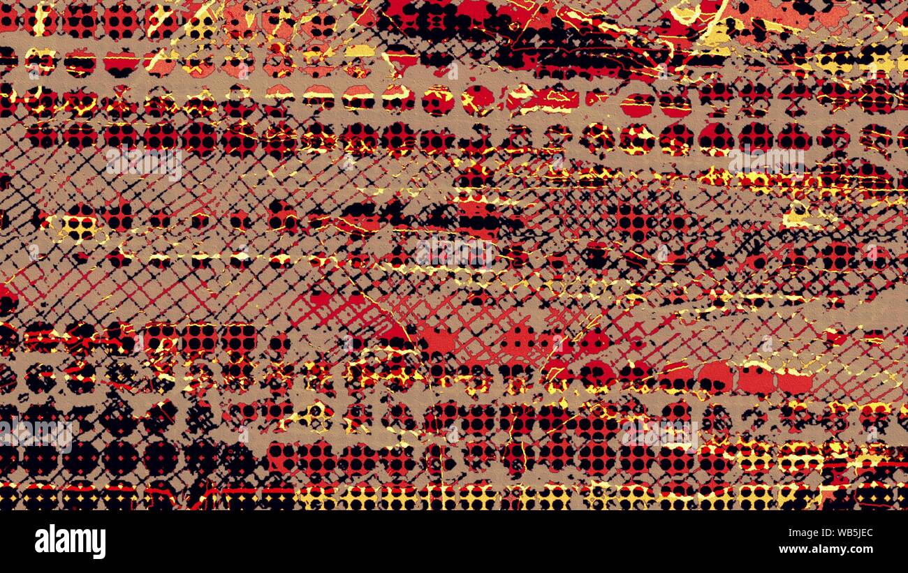 Abstract grunge halftone dots texture background. Striped surface ...