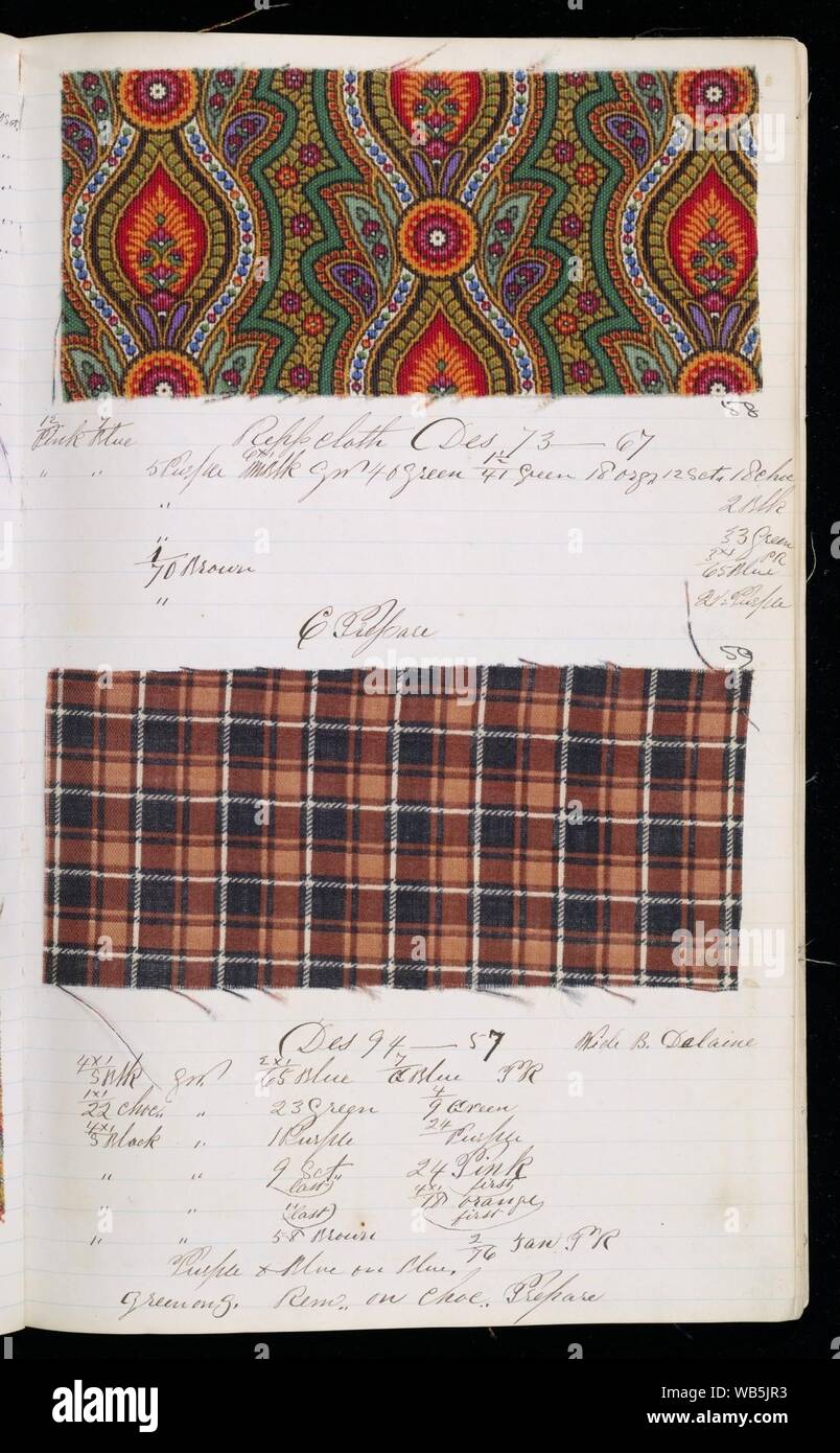 Dyer's Record Book (USA), 1871 Stock Photo - Alamy