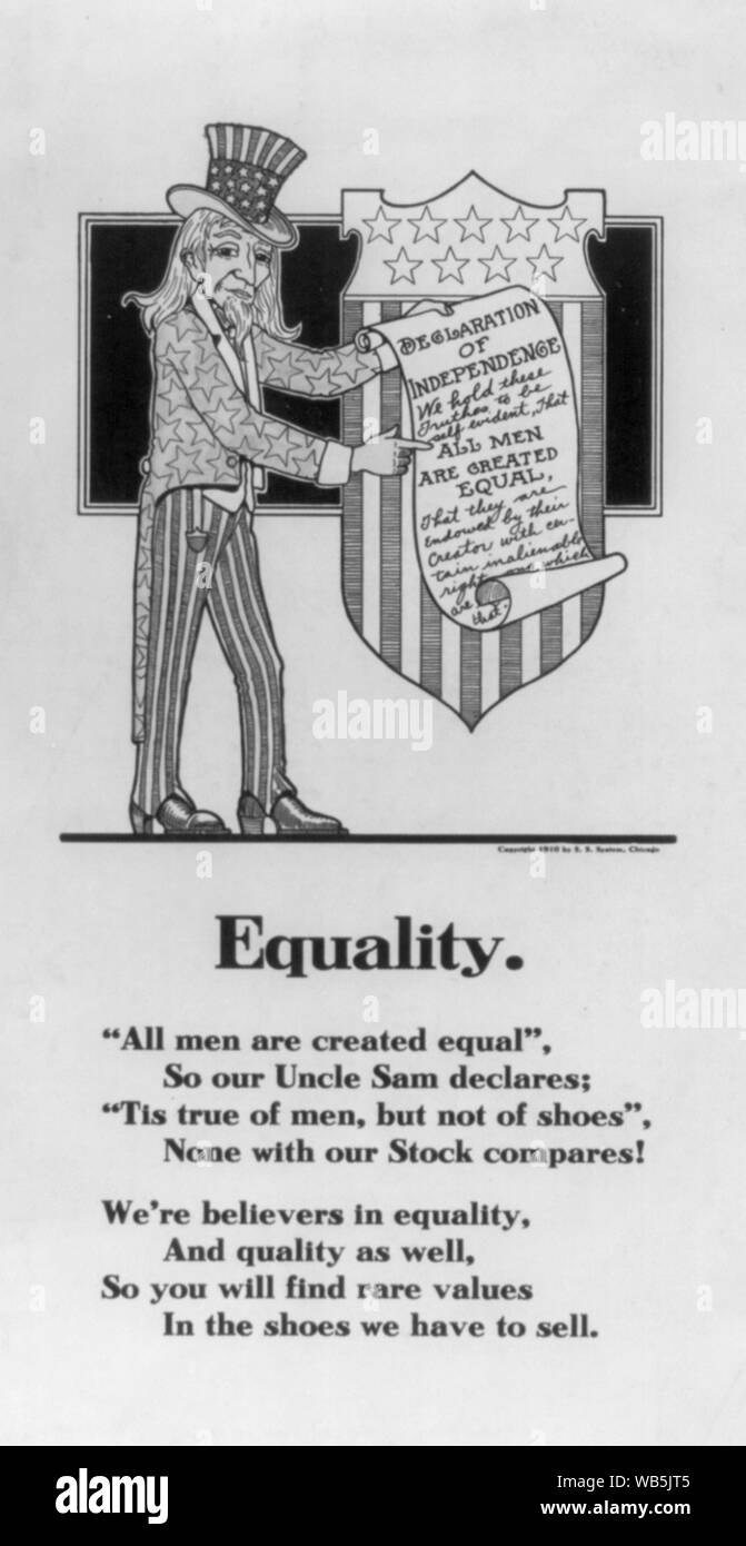 All Men Are Created Equal Declaration Of Independence Cartoon