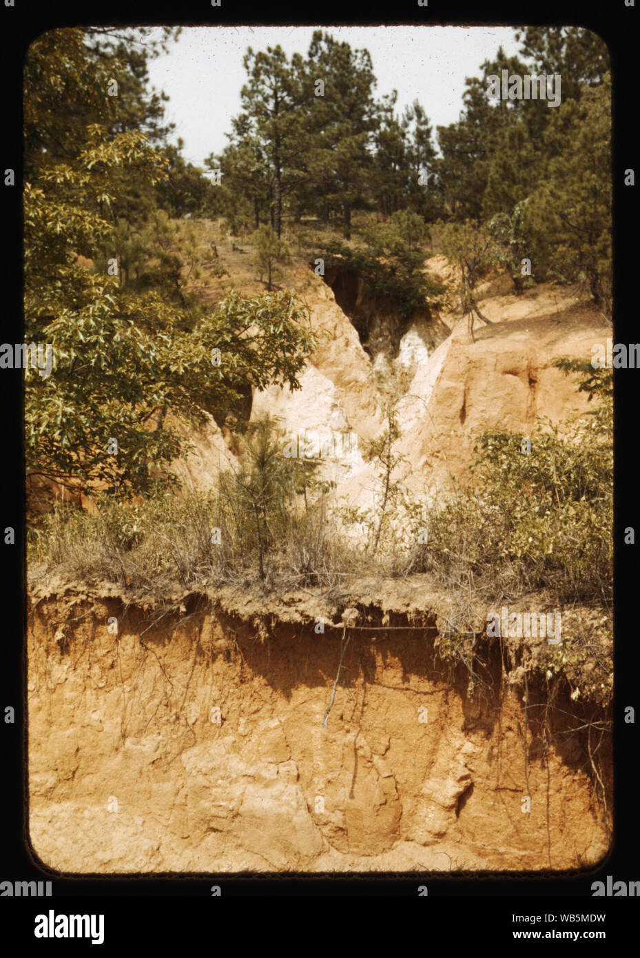 Eroded land Abstract/medium: 1 slide : color Stock Photo - Alamy
