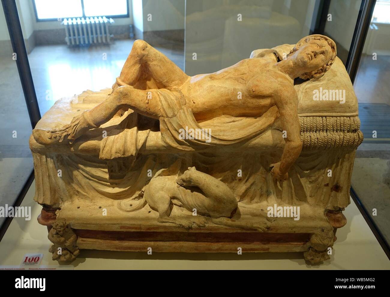 Dying Adonis, funerary monument, Tuscania, Val Vidone, second half of ...