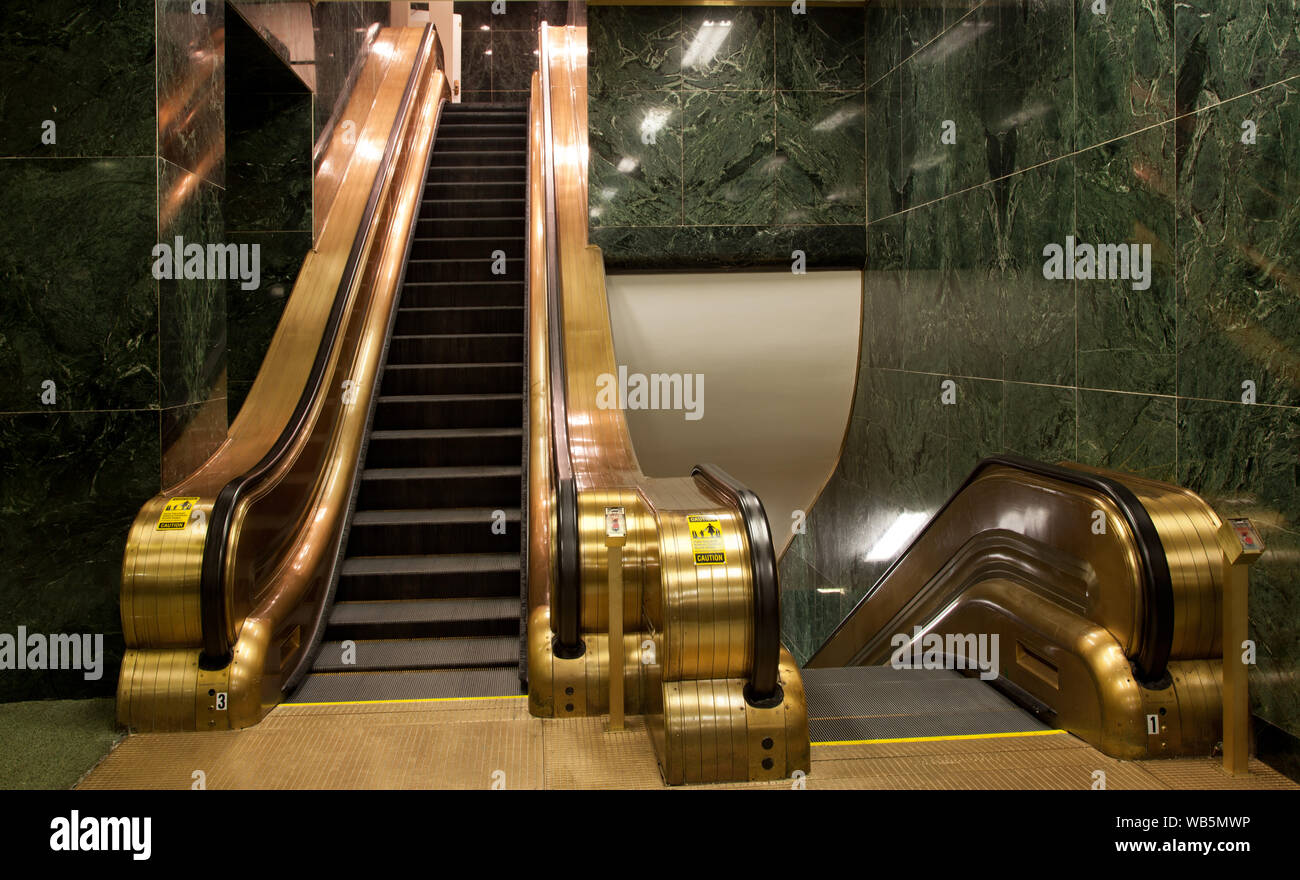 Escalator at the Wilbur J. Cohen Federal Building, Washington, D.C ...