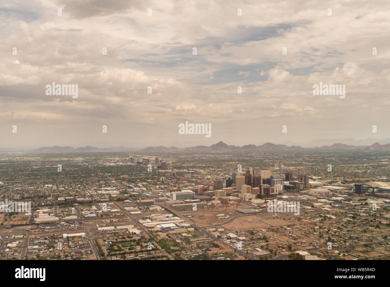 Aerial View of Downtown Phoenix Arizona Buildings Stock Photo - Alamy