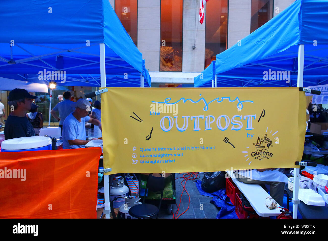 Queens Night Market Outpost is a summer pop-up of selected food vendors ...