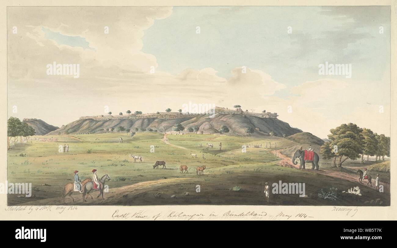 Kalinjar fort hi-res stock photography and images - Alamy