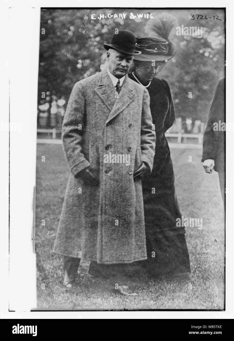 E.H. Gary and wife Stock Photo - Alamy