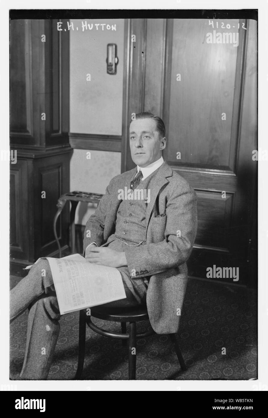 E f hutton hi-res stock photography and images - Alamy