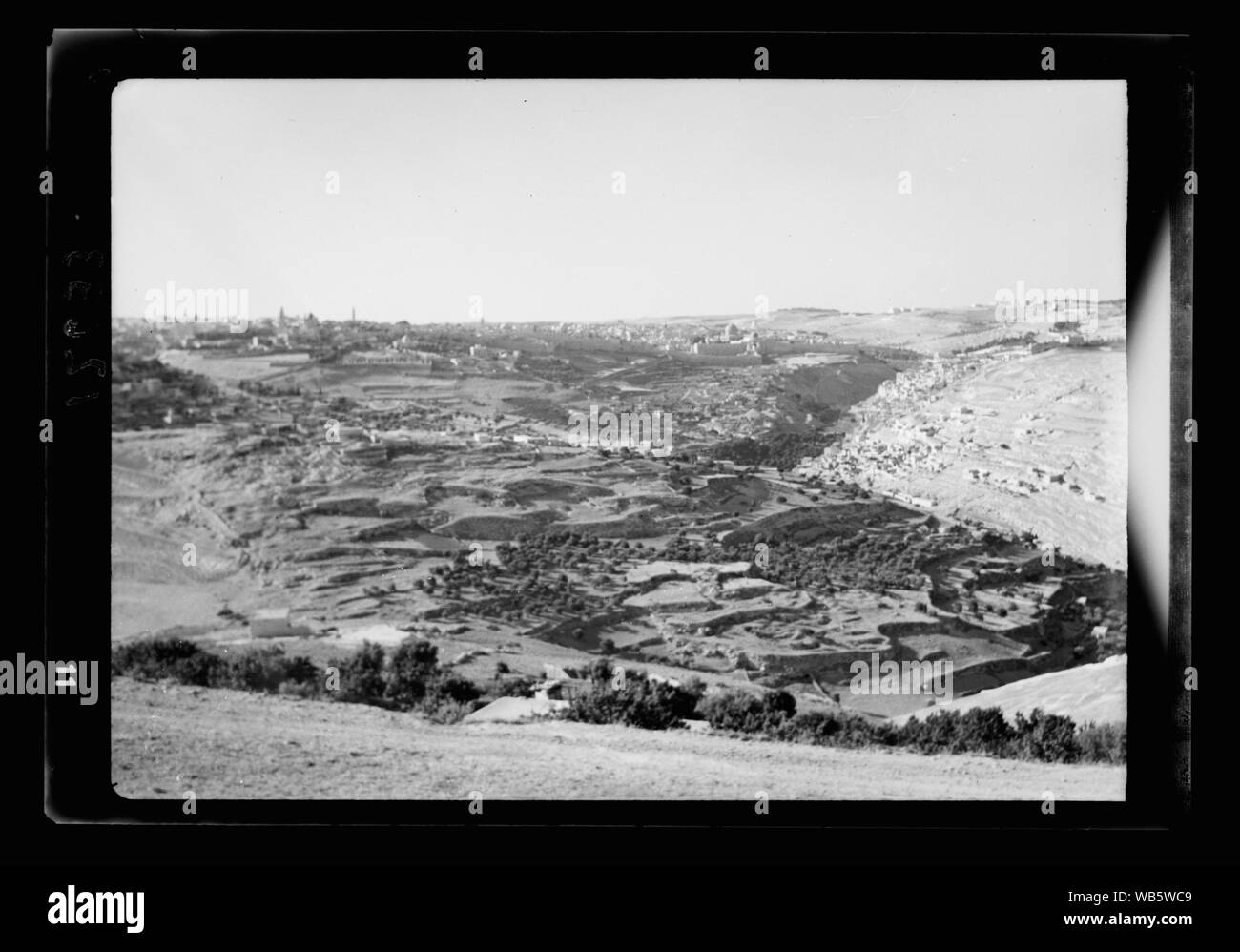 Evening light on Jerusalem taken fr[om] S. near the Residency Abstract ...