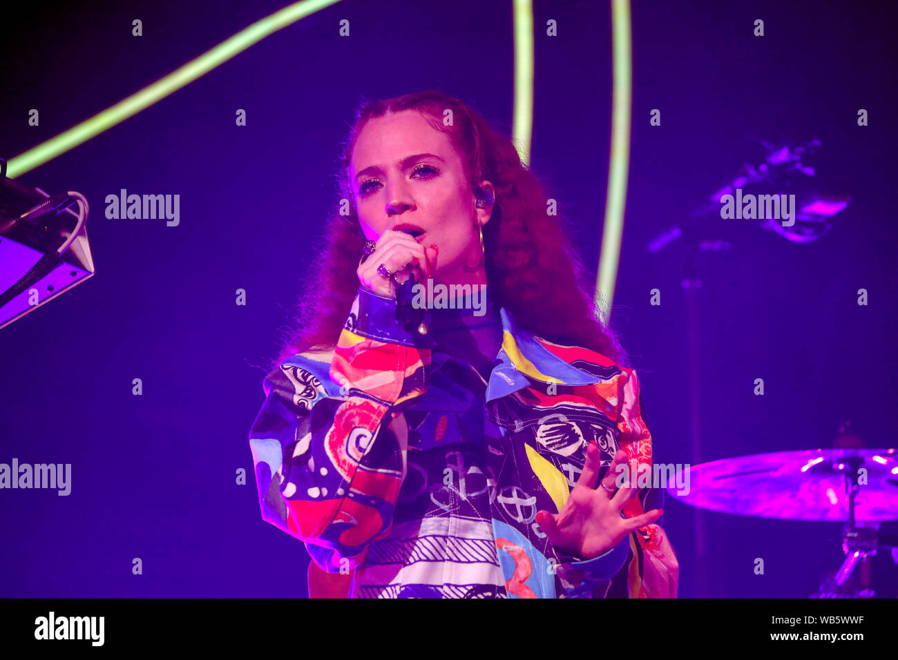 Jess Glynne performs during The Big Feastival at Churchill Heath Farm ...